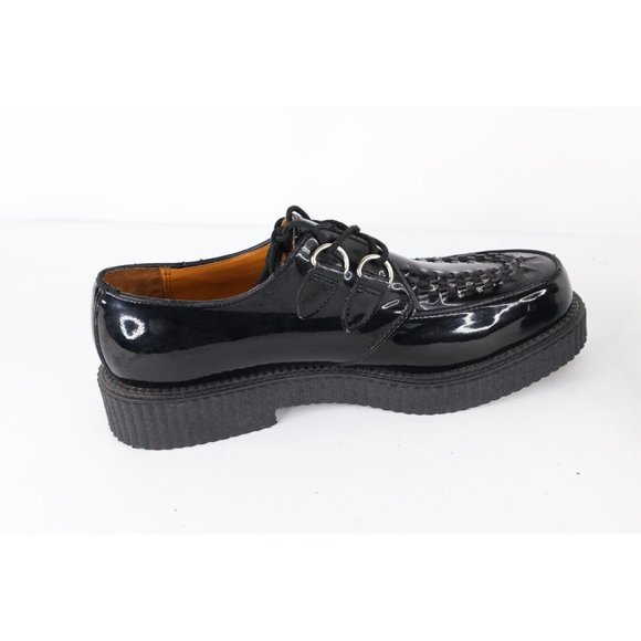 Vintage | Shoes | Deadstock Vtg 9s Rockabilly Mens 0 Goth Patent ...